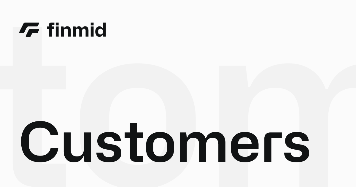 Embedded lending customer stories | finmid
